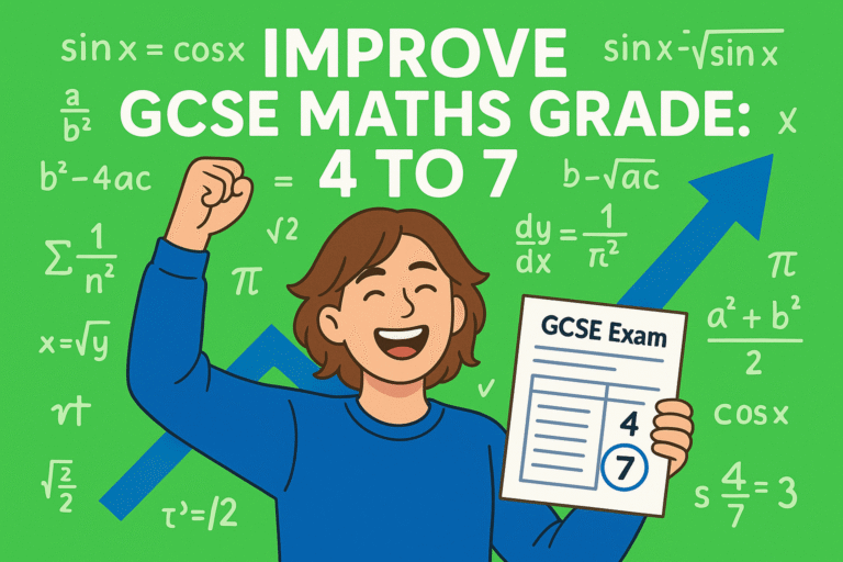 How to Improve GCSE Maths Grade from 4 to 7: 9 Proven Strategies